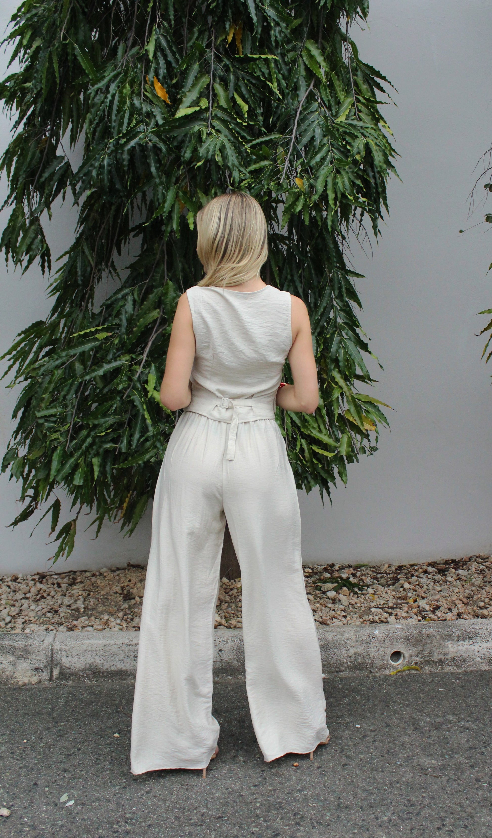 Mariana Set of Pants (Beige) – Atelier Lissa Porrata